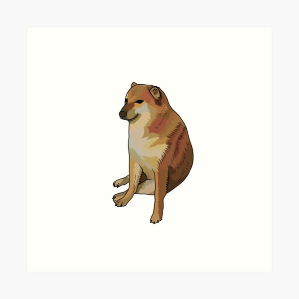 "Cheems!" Art Print by TMagician | Redbubble