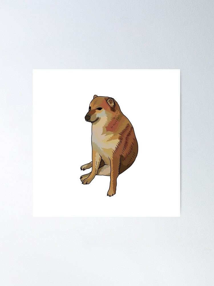 "Cheems!" Poster for Sale by TMagician | Redbubble