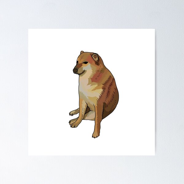 "Cheems!" Poster for Sale by TMagician | Redbubble