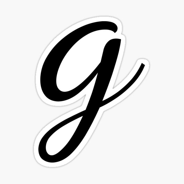 Letter G Stickers | Redbubble