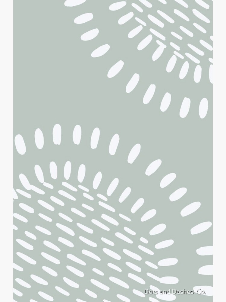 "Light Blue with White Dashes" Poster by DotsandDashesCo | Redbubble