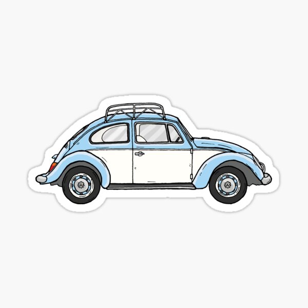 Vw Bug Stickers | Redbubble