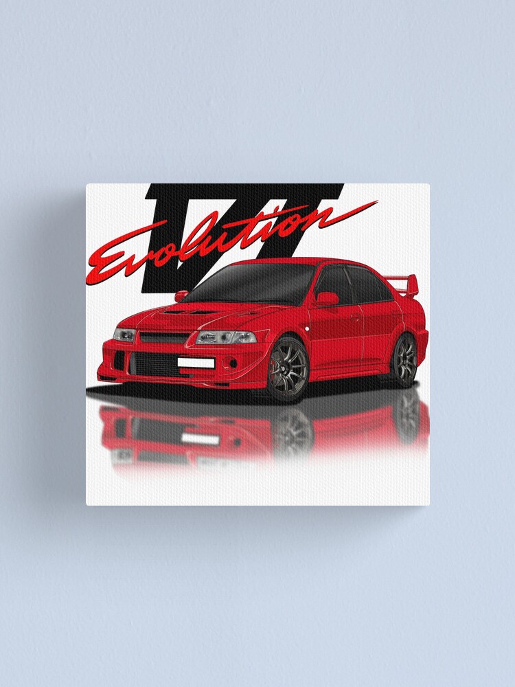 "Evo 6" Canvas Printundefined by LaMondaCamiseta | Redbubble