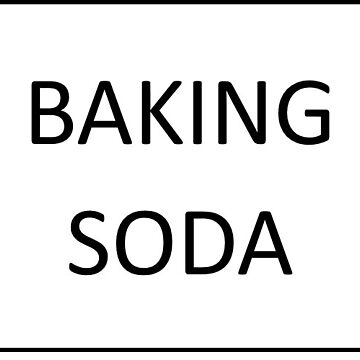 "Baking soda label sticker" Sticker for Sale by abigailsommer1 | Redbubble