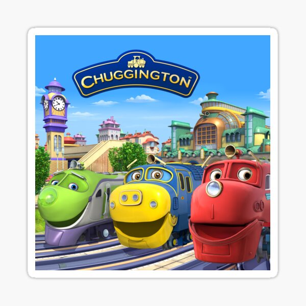 "Chuggington Background" Sticker by Saucyshaun | Redbubble