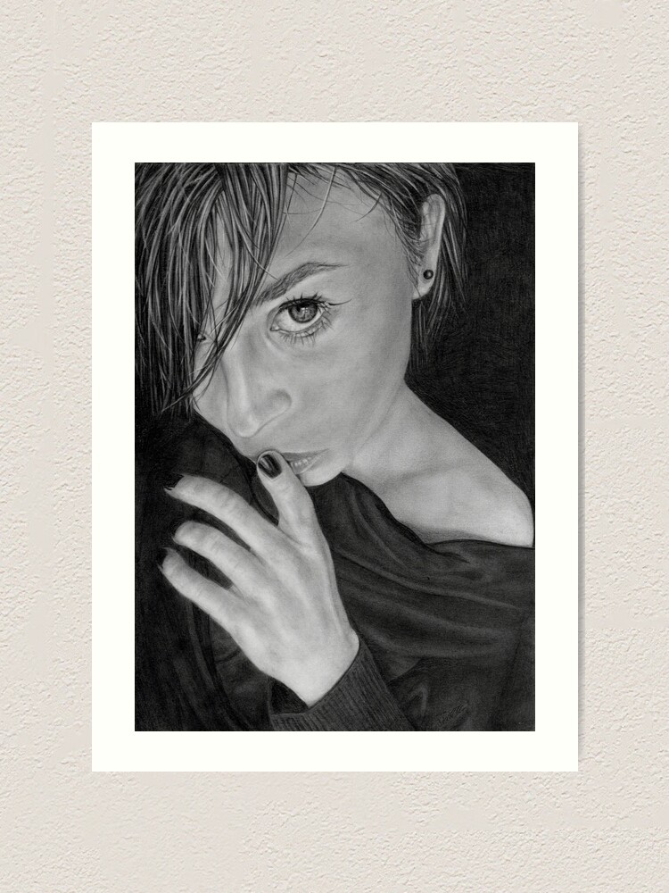 "Keeping Secrets: Original drawing by Dean Sidwell" Art Print by ...