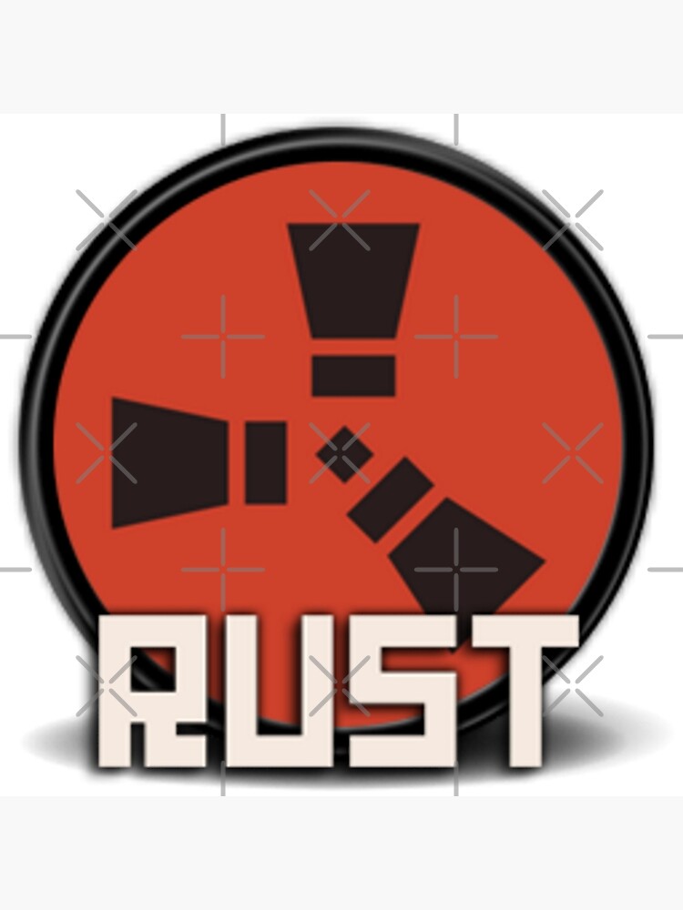 "Rust logo" Art Print by cemolamli | Redbubble