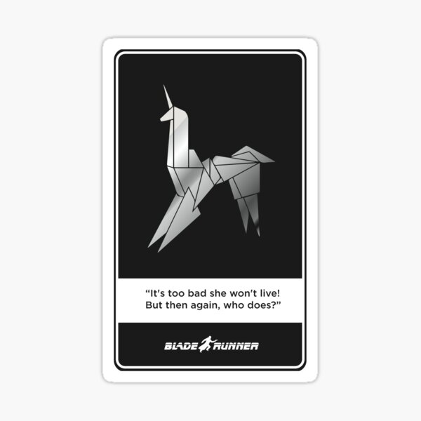 "Blade Runner Unicorn" Sticker for Sale by camikaze-es | Redbubble