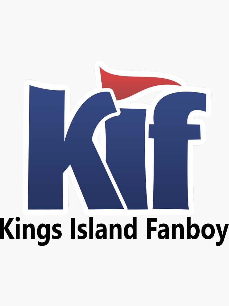 "Kings Island Fanboy Logo (Multiple Products)" Sticker for Sale by KI ...
