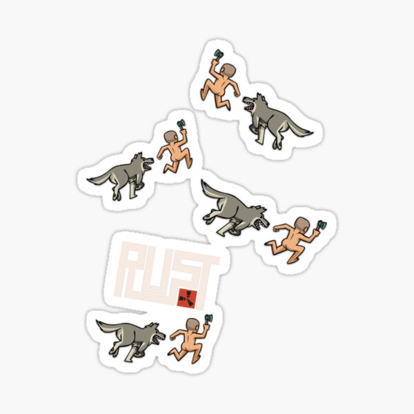 "For the best Rust players" Sticker for Sale by cemolamli | Redbubble