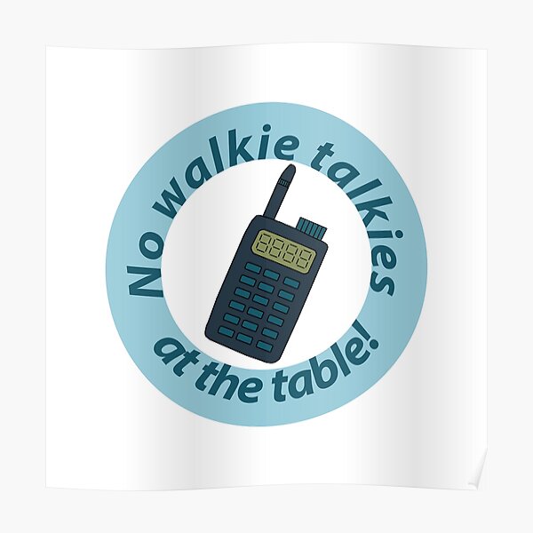 Walkie Talkie Posters | Redbubble
