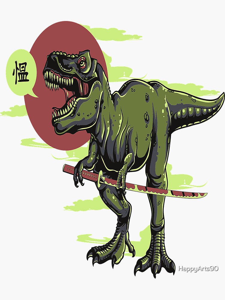 "Papa Saurus Rex" Sticker for Sale by HappyArts90 | Redbubble