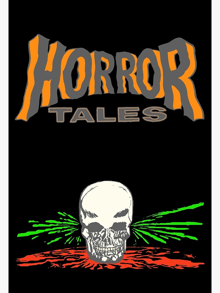 "Eerie Publications Horror Tales logo (redux 2020)" Poster for Sale by ...