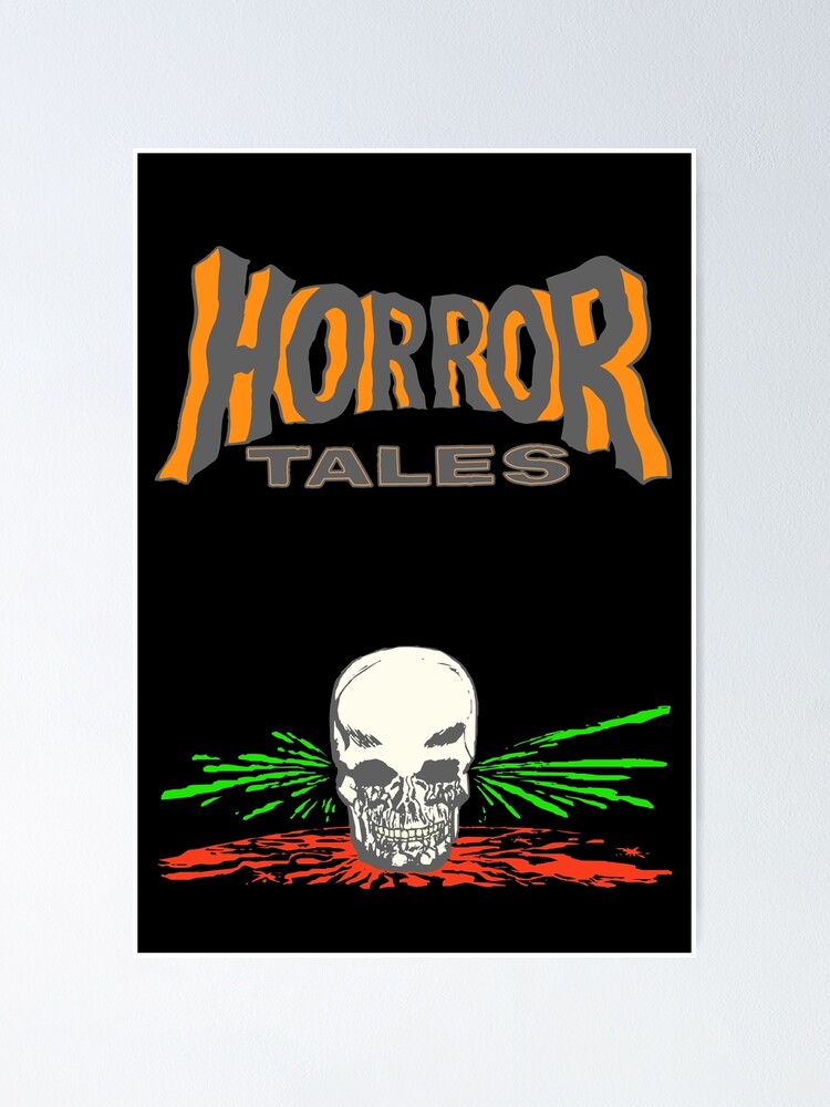 "Eerie Publications Horror Tales logo (redux 2020)" Poster for Sale by ...