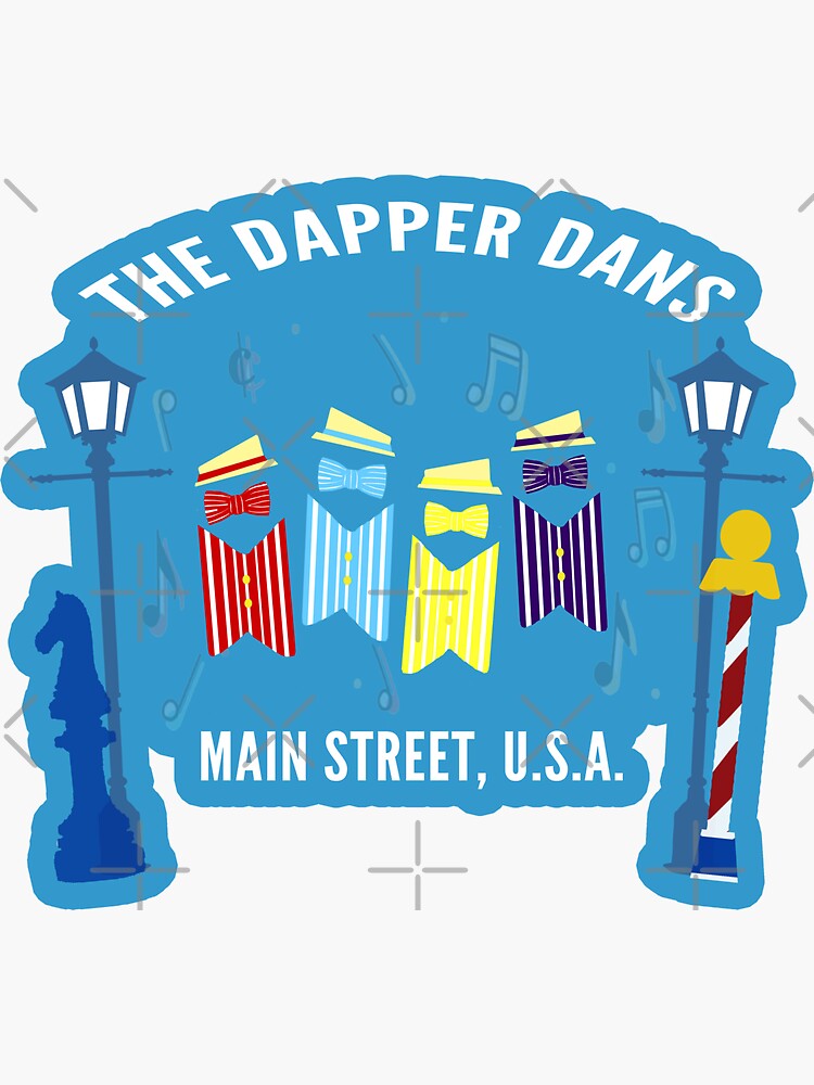 "Dapper Dan" Sticker for Sale by C-of-Creation | Redbubble