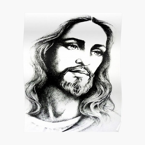 "Jesus Christ Design" Poster for Sale by michael0000 | Redbubble