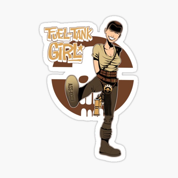 "Fuel Tank Girl" Sticker for Sale by javiclodo | Redbubble