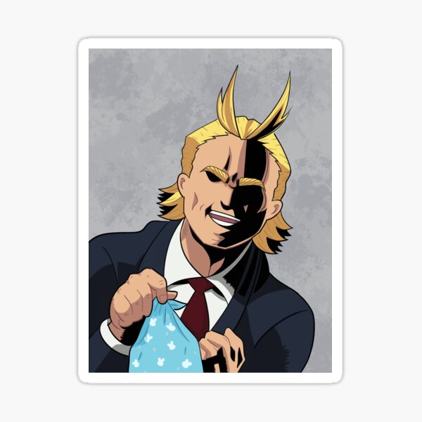"My Hero Academia - All Might" Sticker by kthxsayonara | Redbubble