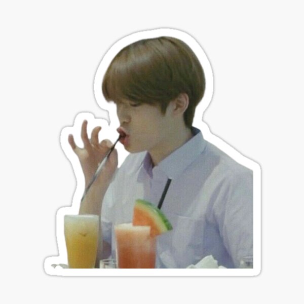 "Sipping meme sticker" Sticker by whyearth | Redbubble