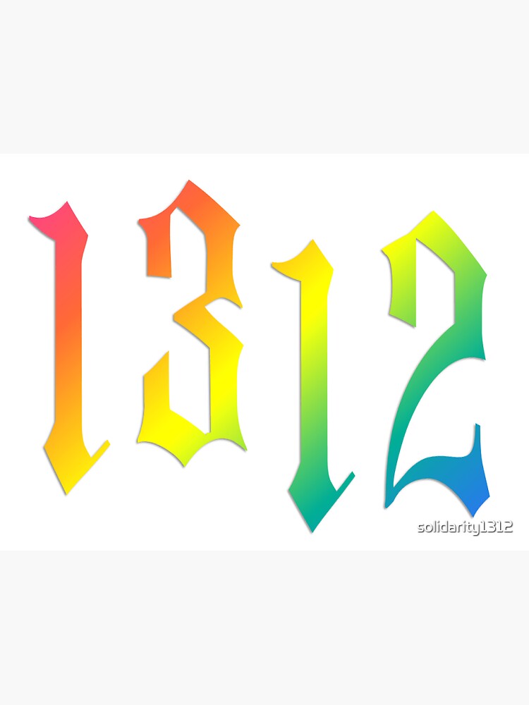 "1312/ACAB - PRIDE EDIT " Sticker for Sale by solidarity1312 | Redbubble
