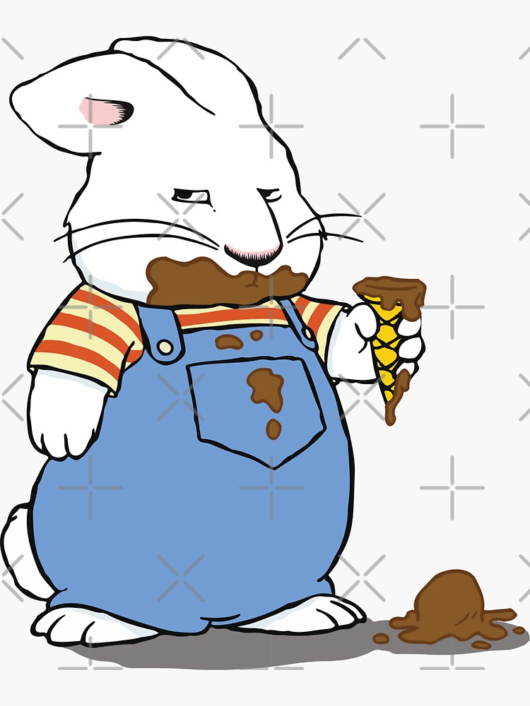 "Max Melted Ice Cream" Sticker by tatiquesadilla | Redbubble