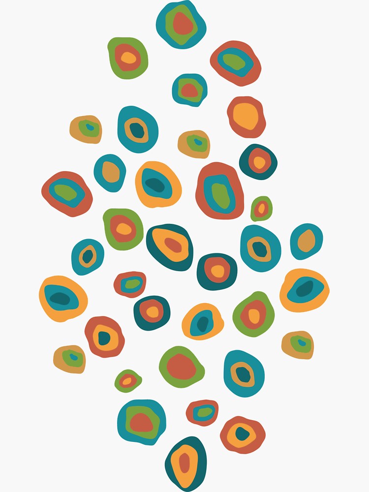 "Pebbles" Sticker by OkopipiDesign | Redbubble