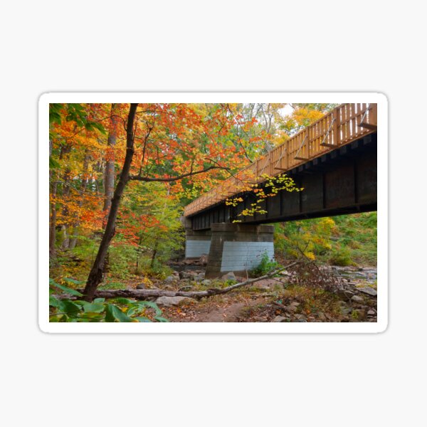 "Old Railroad Bridge" Sticker for Sale by dlamb | Redbubble