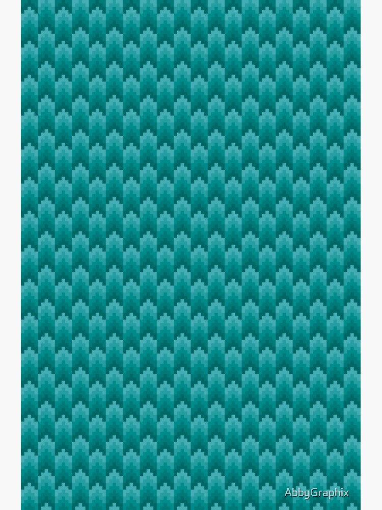 "Dark Cyan Pixel Pattern" Sticker by AbbyGraphix | Redbubble