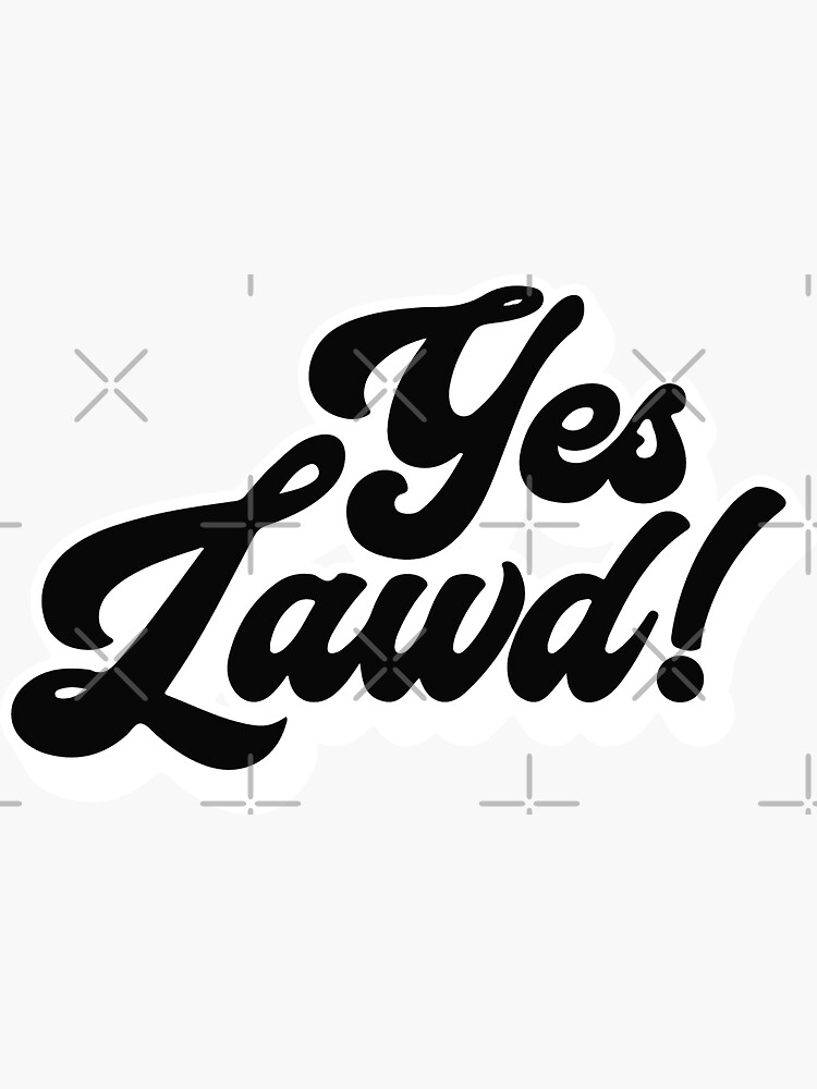 "Anderson Paak Yes Lawd! Logo" Sticker for Sale by Novaque | Redbubble