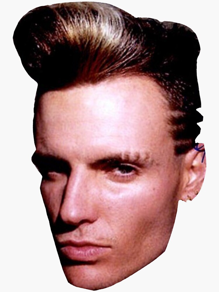 "Vanilla Ice Face" Sticker for Sale by PaperBriefcase | Redbubble