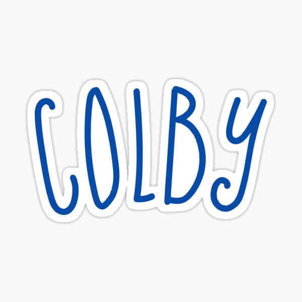 "Colby College" Sticker by mayaf08 | Redbubble