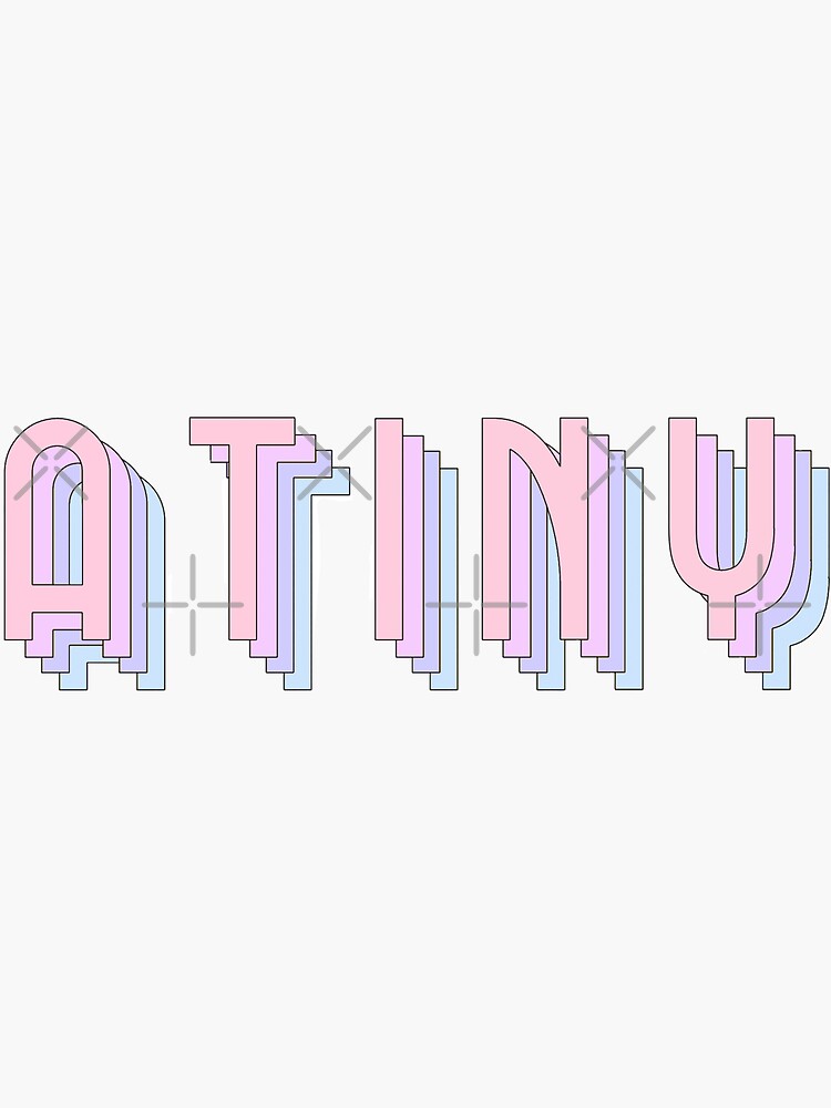 "ATINY Aesthetic Pastel ATEEZ" Sticker for Sale by bububybop | Redbubble