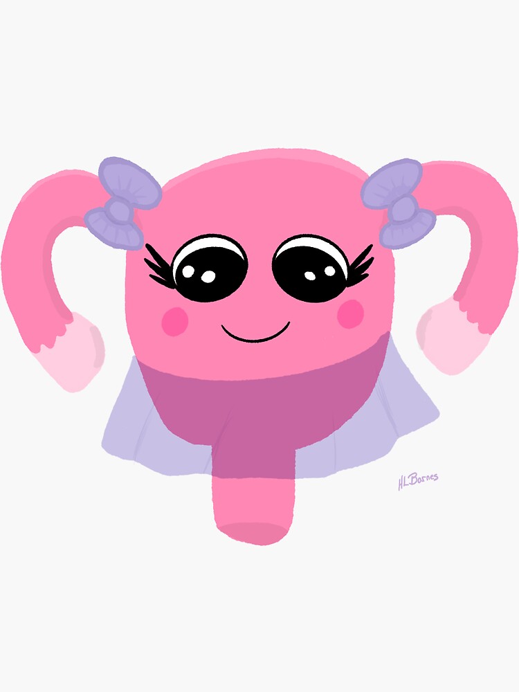 "Cuterus" Sticker for Sale by heatherlbarnes | Redbubble