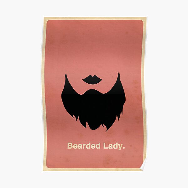Bearded Lady Posters | Redbubble