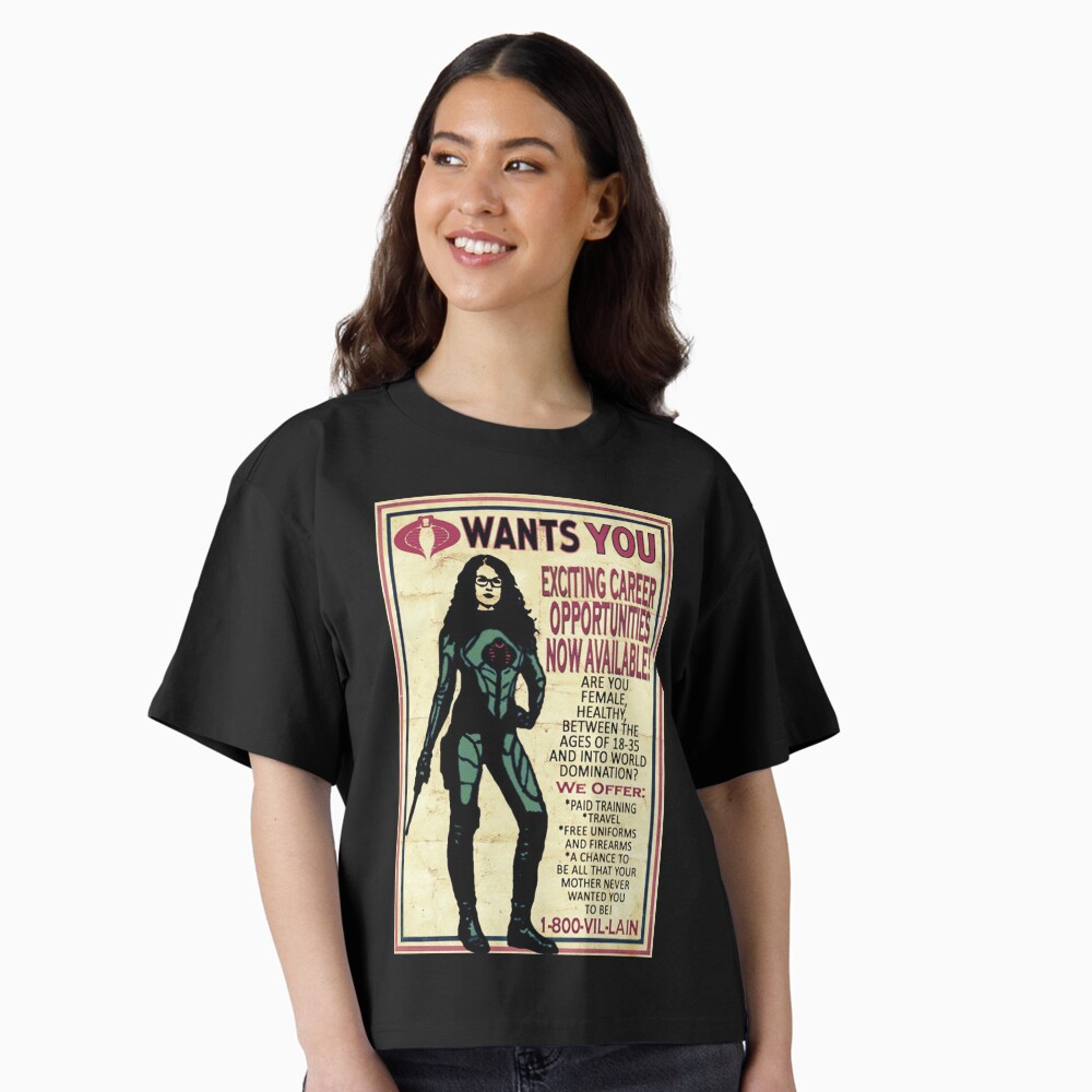 "Cobra Recruiting poster Featuring the Baroness (G.I. Joe)" Essential T ...