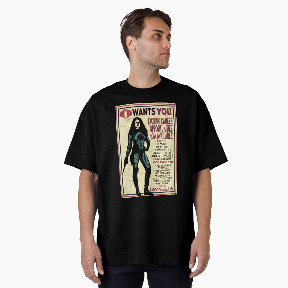 "Cobra Recruiting poster Featuring the Baroness (G.I. Joe)" Essential T ...