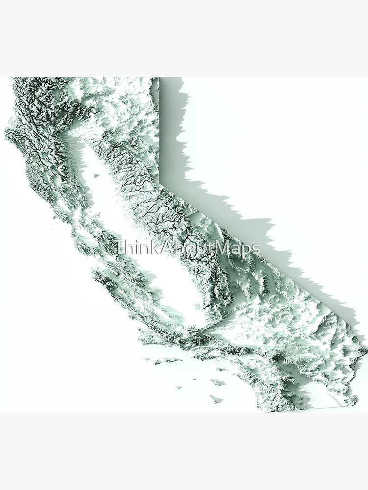 Mapa 3d De California