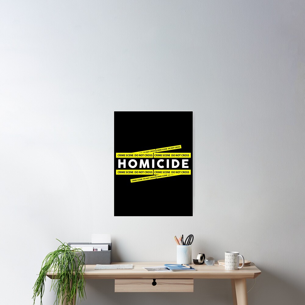 "Homicide Detective" Poster by Starstacks | Redbubble