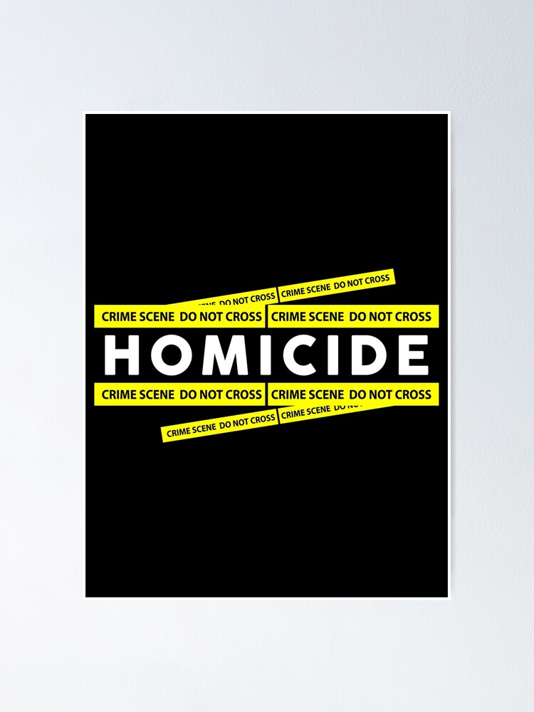 "Homicide Detective" Poster by Starstacks | Redbubble