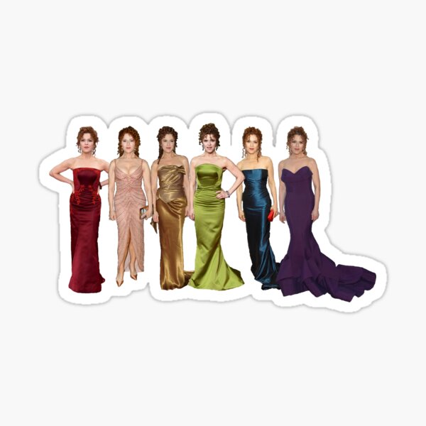 "Rainbow Bernadette" Sticker for Sale by desertdreaming | Redbubble