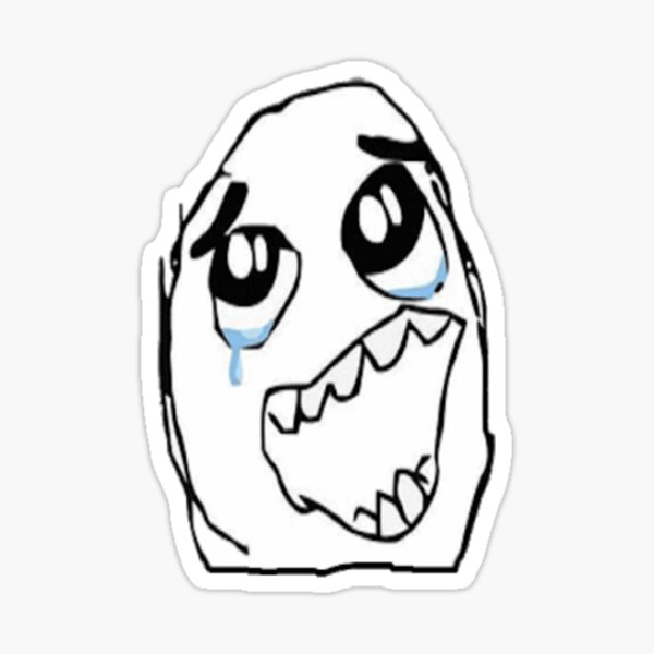 "LOL Crying face" Sticker for Sale by Agustin1996 | Redbubble