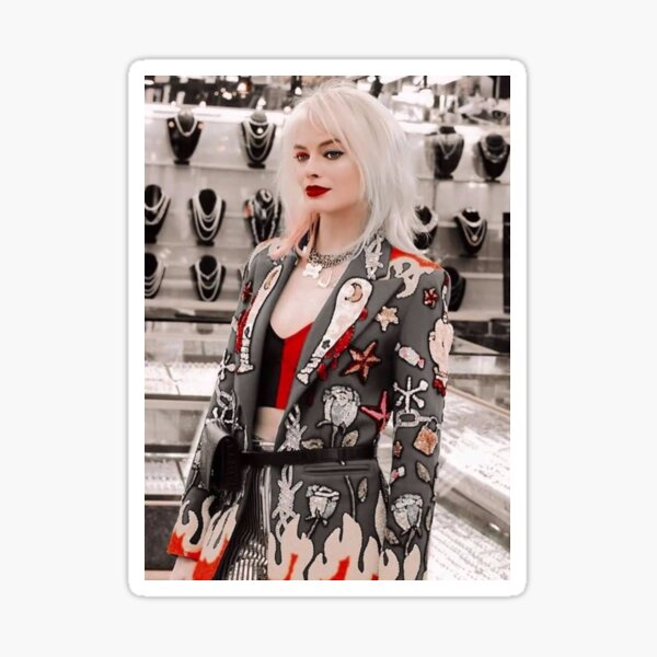 "Margot Robbie " Sticker by designsbyner | Redbubble