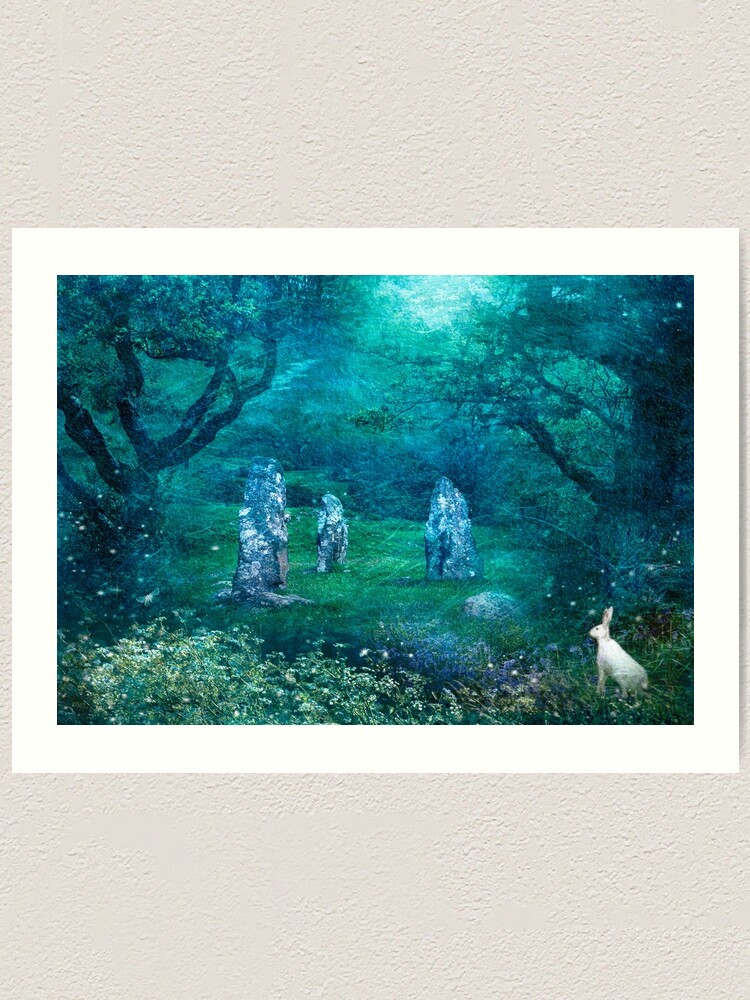 "The Maiden, Mother & Crone Ancient Standing Stones" Art Print for Sale ...