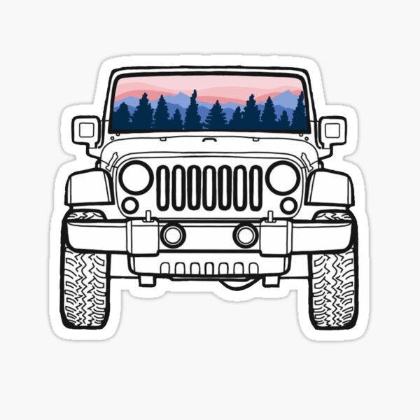 "Jeep life adventure wanderlust" Sticker for Sale by abbeymac | Redbubble