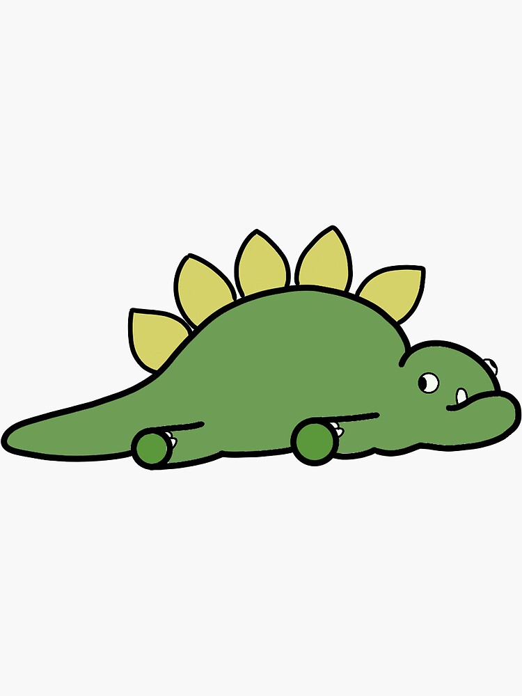 "Derpy Dino" Sticker for Sale by bubuski | Redbubble