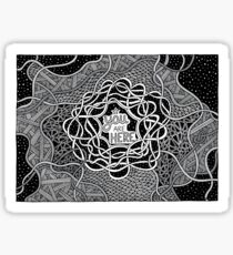 You Are Here: Stickers | Redbubble