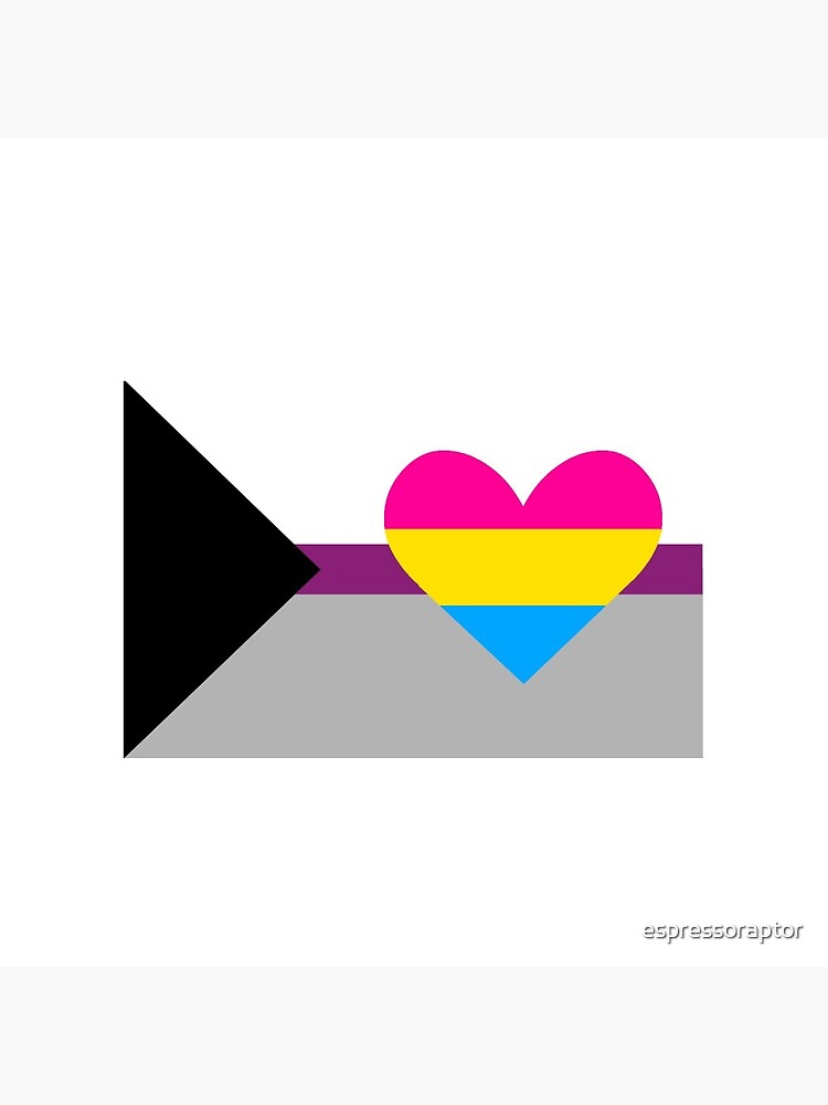 "demisexual panromantic flag" Pin for Sale by espressoraptor | Redbubble