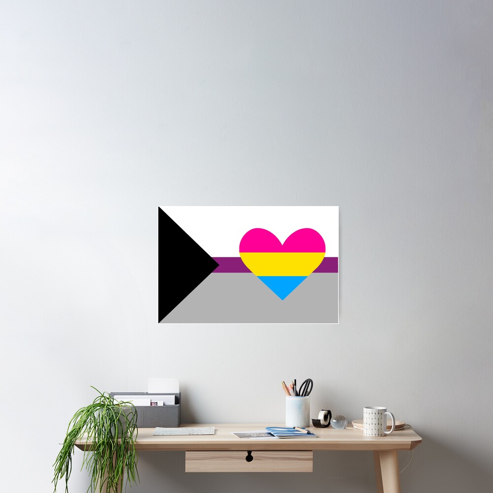 "demisexual panromantic flag" Poster by espressoraptor | Redbubble