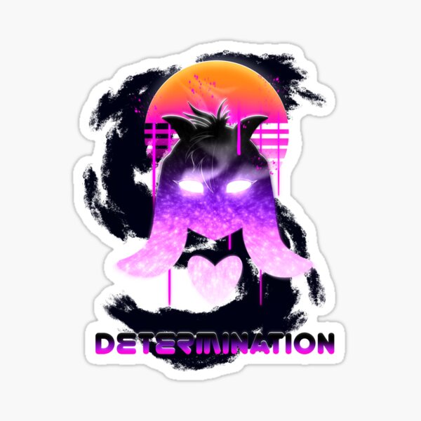 "-DETERMINATION- Goat Boy" Sticker for Sale by DesertKaiju | Redbubble