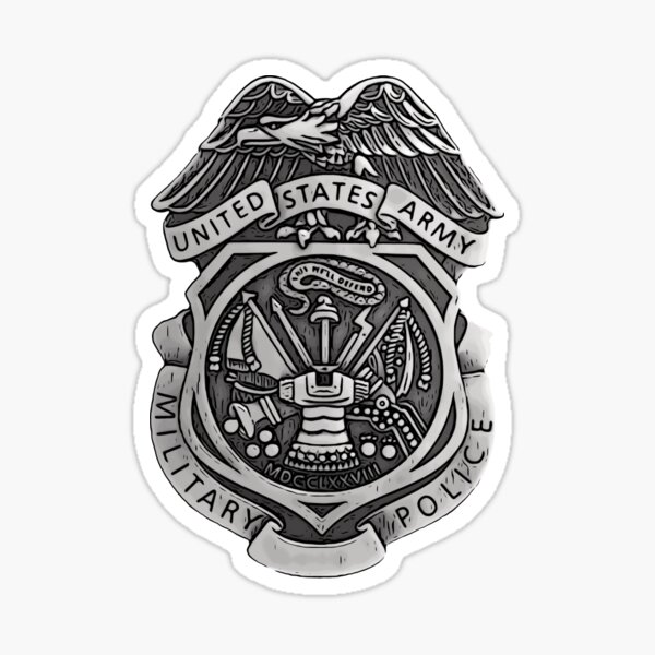 "US Army - Military Police" Sticker for Sale by SergeantSwagger | Redbubble